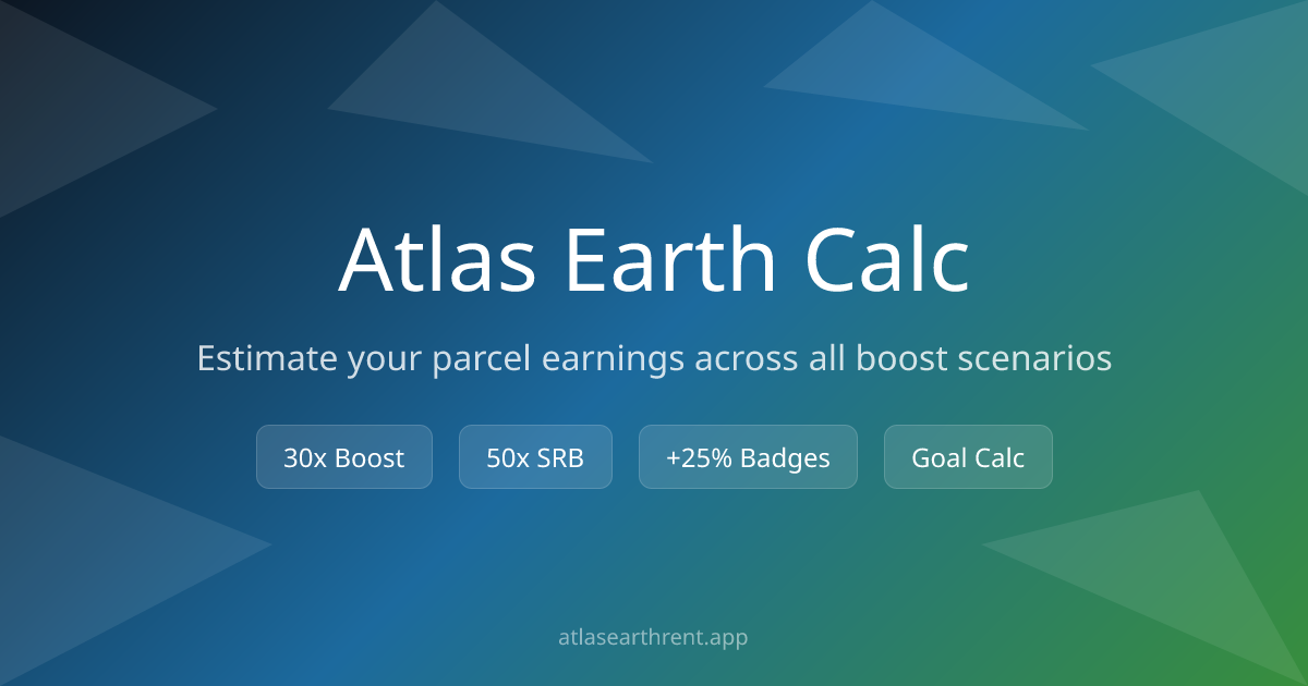 Atlas Earth Strategy Guide - Optimal Badge & Parcel Buying Order (2026)